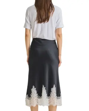 SAINT ART Talia Lace Trim Skirt