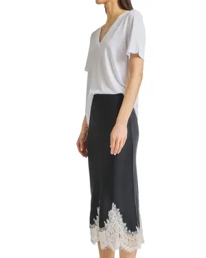 SAINT ART Talia Lace Trim Skirt