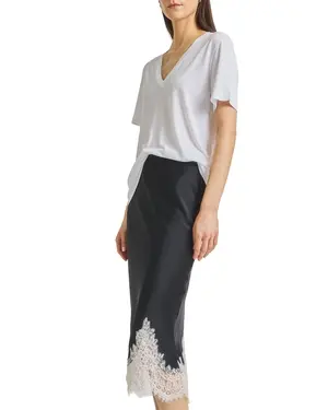 SAINT ART Talia Lace Trim Skirt