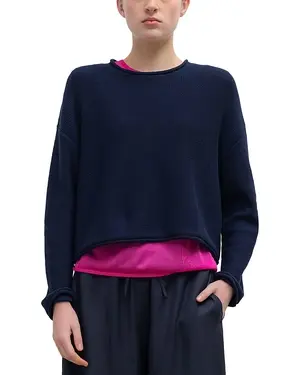 LESET Mae Crewneck Sweater - Midnight