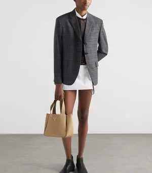 Prada Small Leather Tote Bag