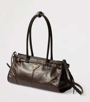 Prada Medium Leather Bonnie Shoulder Bag
