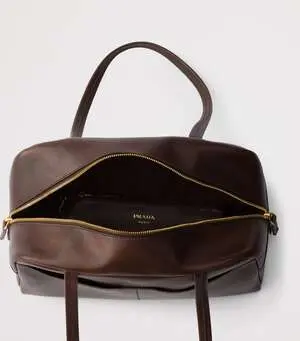 Prada Large Leather Carry Bag
