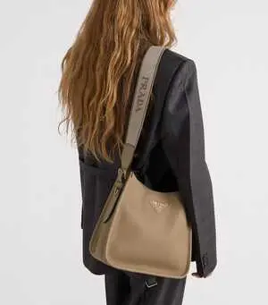 Prada Medium Leather Shoulder Bag