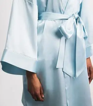 Olivia Von Halle Silk Mimi Robe