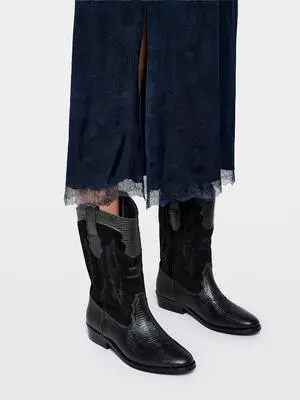 Zadig&Voltaire Tex Western Wild Boots