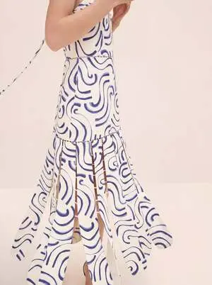Alexis Bellisse Midi Dress - Blue Wave