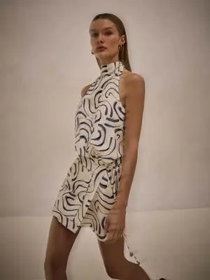 Alexis Sirenza Printed Mini Dress