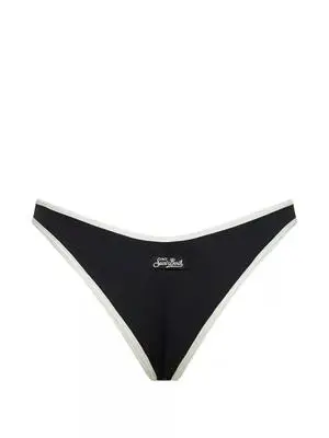 MC2 SAINT BARTH Contrast Trim Bikini Bottoms