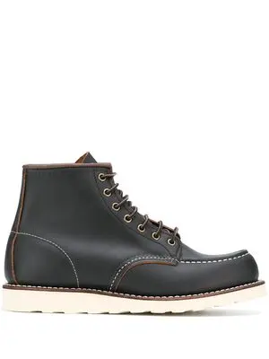Red Wing Round Toe Boots For Women