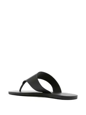 Manebí Leahter Thong Sandals - Black