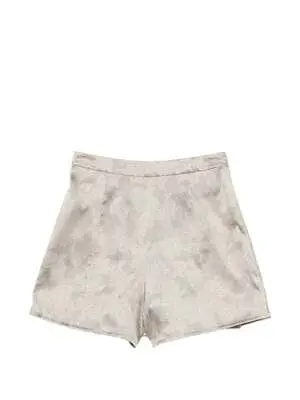 Emporio Armani Pleated Patterned Skort - Grigio