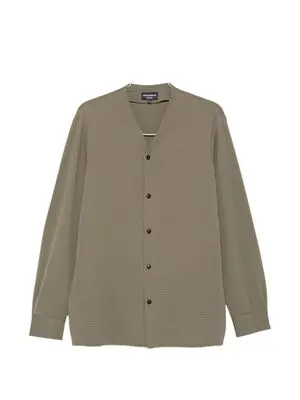 Emporio Armani Textured V-neck Shirt