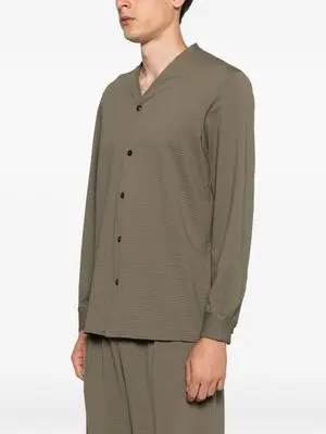 Emporio Armani Textured V-neck Shirt