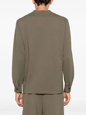 Emporio Armani Textured V-neck Shirt