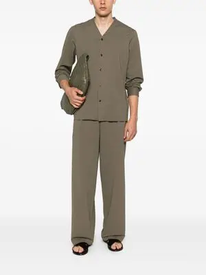 Emporio Armani Textured V-neck Shirt