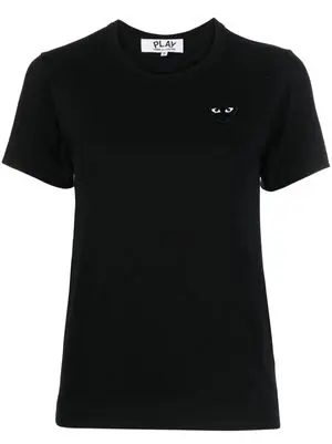 Comme Des Garcons Noir Kei Ninomiya Logo T-shirts For Women