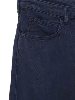 Emporio Armani Linen Blend Trousers