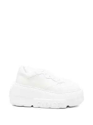 Casadei Nexus Platform Lace-up Sneakers - Bianco