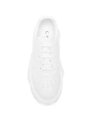 Casadei Nexus Platform Lace-up Sneakers - Bianco