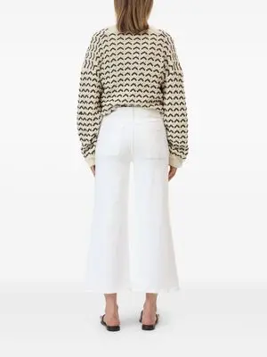Closed Cropped Wide Leg Denim - Bianco