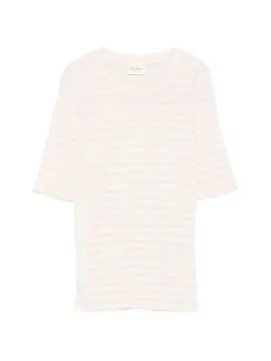 Closed Striped Cotton Blend Sweater - Rosa
