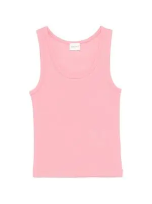 Closed Ribbed Camis Tanks For Women