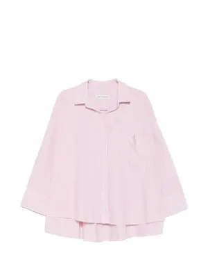 WHITE SAND Striped Cotton Shirt