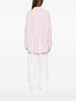 WHITE SAND Striped Cotton Shirt
