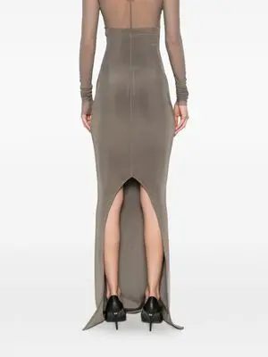 Rick Owens Maxi Skirt - Grigio