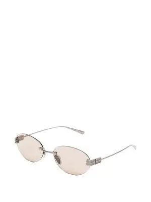 Balenciaga Oval Rimless Sunglasses