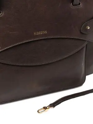 HIDESINS Lullaby Medium Leather Tote - Marrone