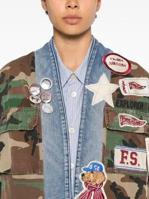 FRONT STREET Patchwork Kimono Jacket