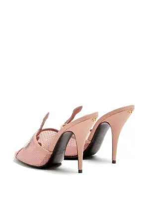 Valentino Garavani Coeur Viper Mules