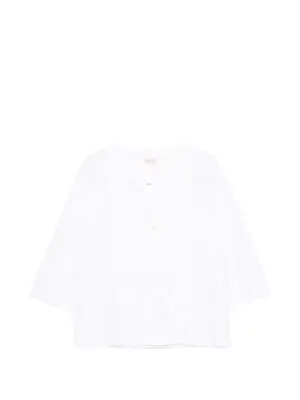 RELAX RE LUX Cotton Shirt With 3/4 Sleeves
