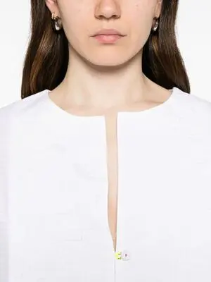 RELAX RE LUX Cotton Shirt With 3/4 Sleeves