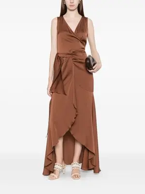 SILK95 FIVE Shangri Silk Long Dress