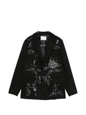 HIPPY REALISTI Single Breasted Floral Print Blazer