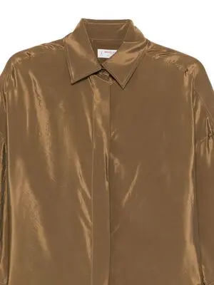 Alberto Biani Organza Shirt - Marrone