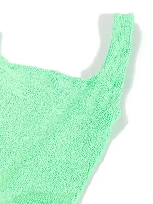 HUNZA G Square Neck One Piece Swimsuit