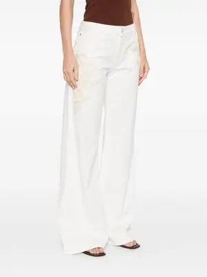 ERMANNO FIRENZE Embroidered Denim