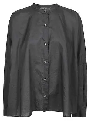 MIZUIRO Embroidered Cotton Shirt