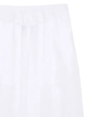 SEMICOUTURE Jhonny Linen Trousers - Bianco