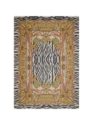PIERRE-LOUIS MASCIA Printed Silk And Cotton Scarf - Giallo