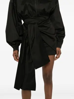 CATALINA Black Tie Belt Shirt Dress