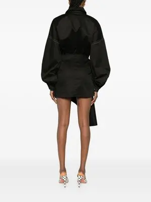 CATALINA Black Tie Belt Shirt Dress