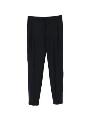 Fabiana Filippi Wool Drawstring Trousers - Blu