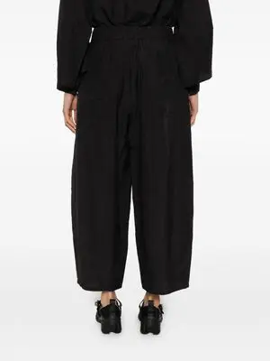 Soh Linen Blend Wide Leg Trousers