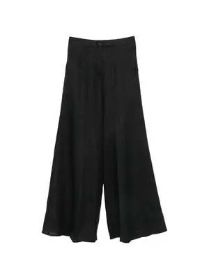 Semicouture Black Wash Pants For Women