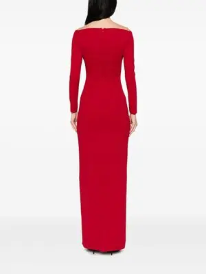 Solace London Lolita Maxi Dress - Rosso